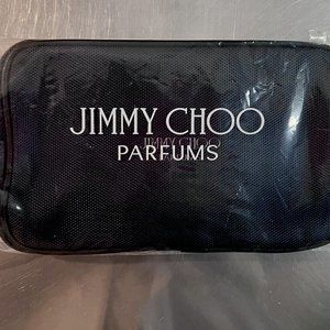 Jimmy Choo | Bags | Jimmy Choo Parfums Toiletry Pouch Dark Blue ...